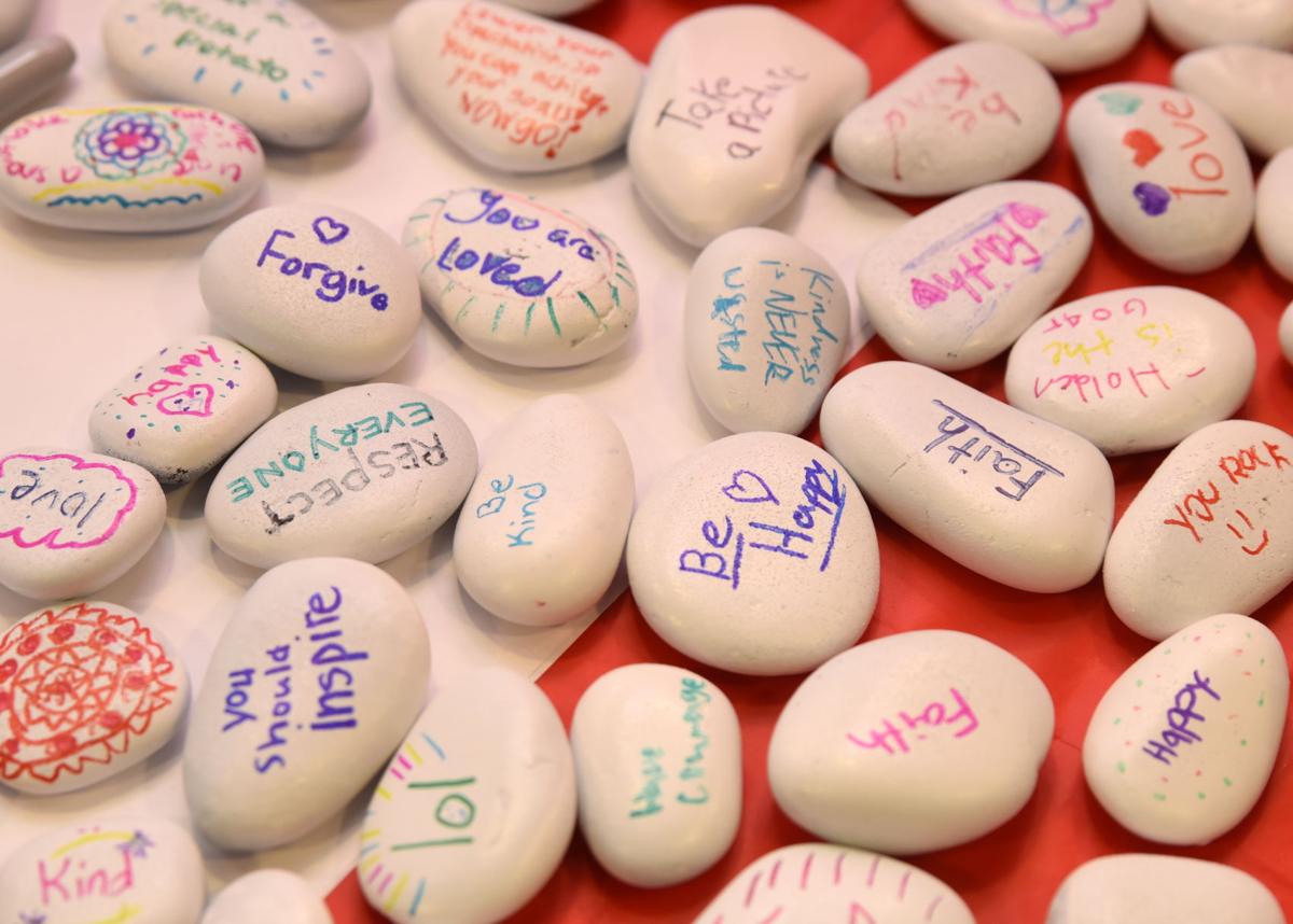 Cave Spring Middle School celebrates Kindness Rocks! Week