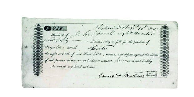 Website archives slave documents