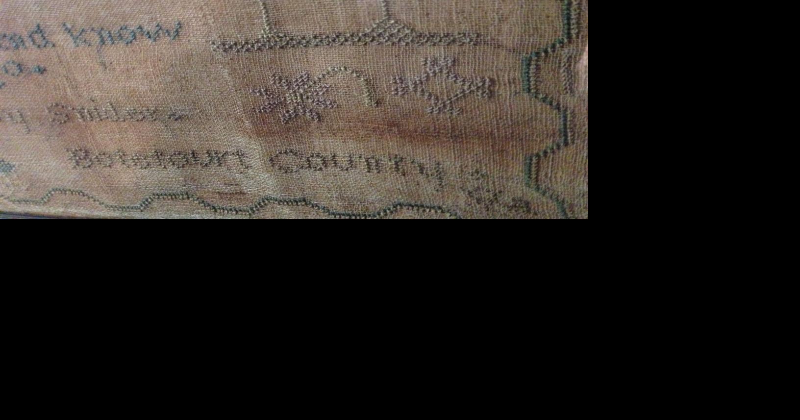 Botetourt County historical society enters Nancy Snider Sampler in VAM ...