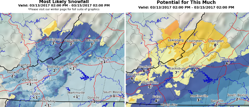 Winter weather advisory issued for Roanoke/NRV