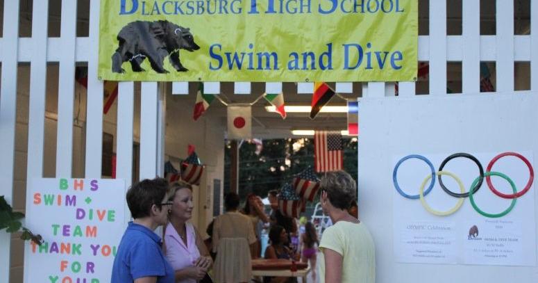 BHS swim and dive team hosts Olympic celebration