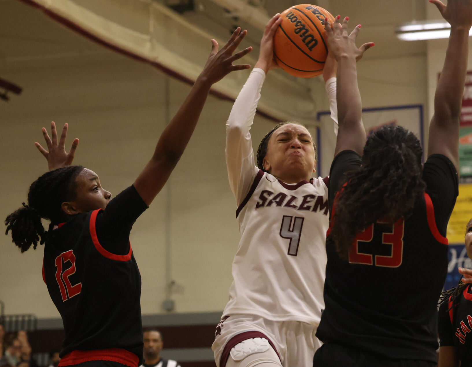 PHOTOS: Salem vs. Hampton in the girls basketball Class 4 state semifinals