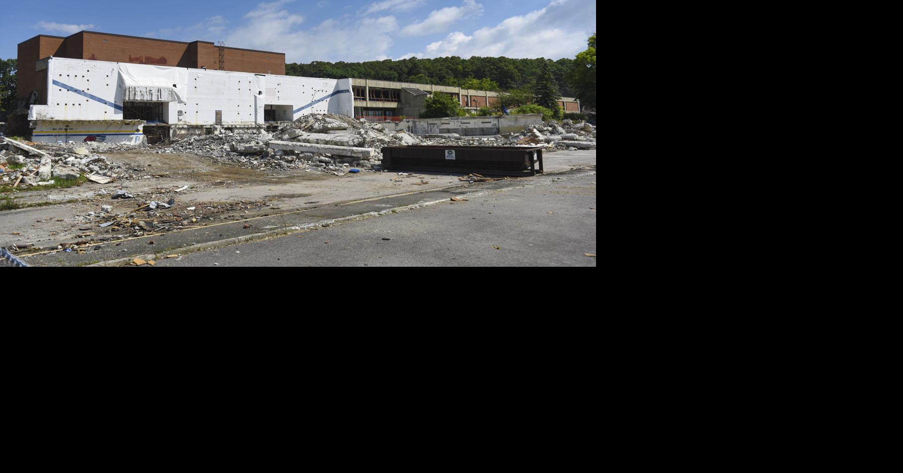 Demolition of old Blacksburg High School building underway