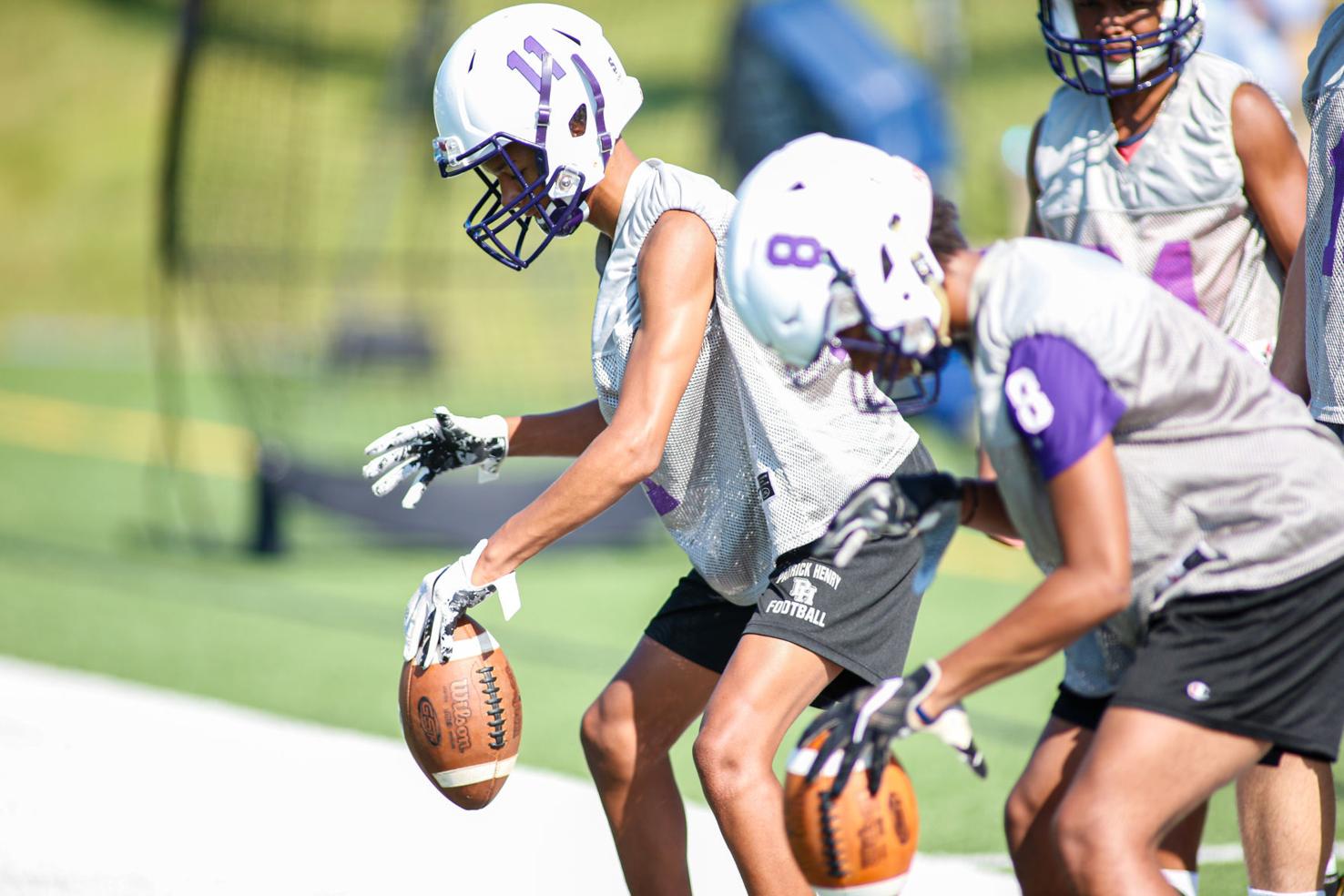 Photos: Scenes from Patrick Henry's opening day football practice