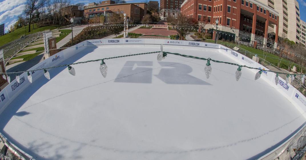 The magic of the holidays as the ice rink at Elmwood Park opens