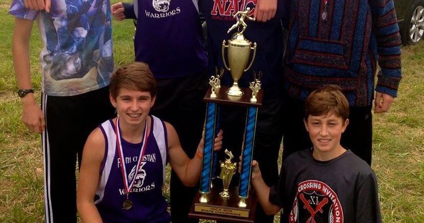 Faith Christian School's cross-country team takes 1st place in VACA ...