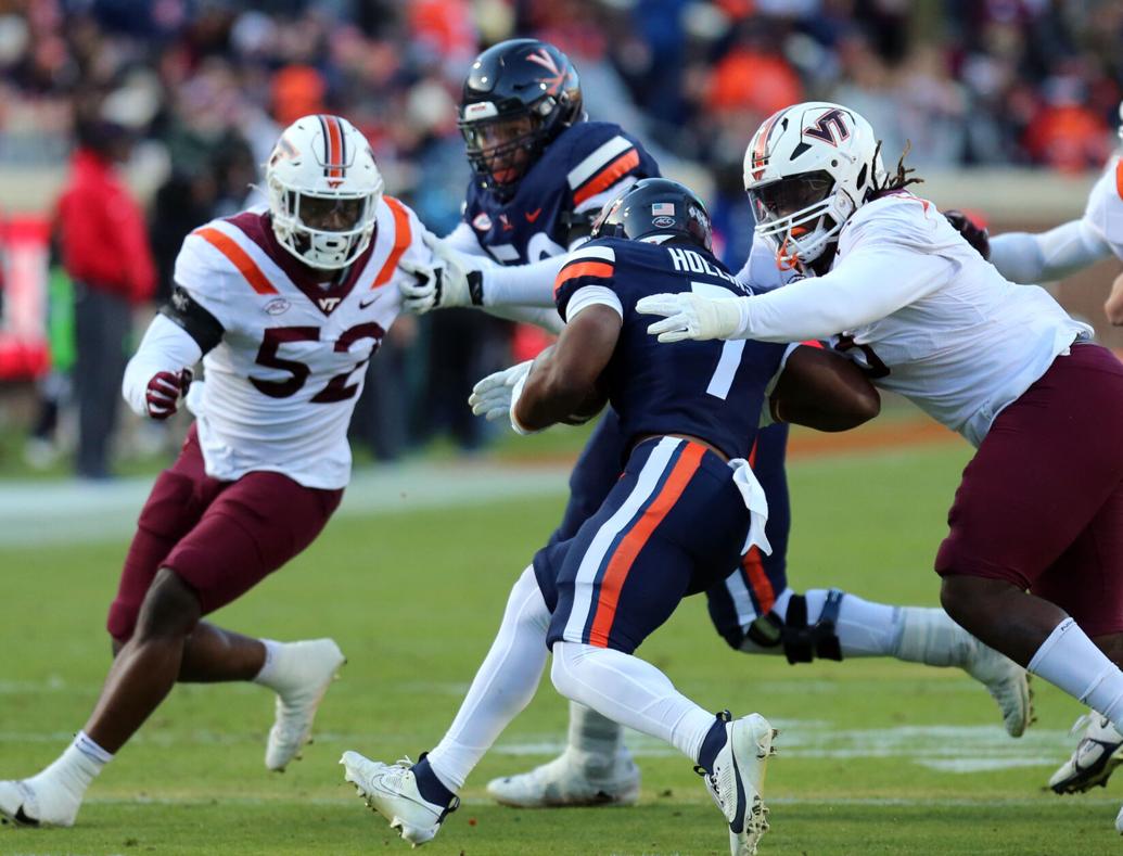 Hokies' Powell-Ryland eyes 10th sack, improved play in 2024