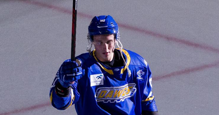 Marcinkevics enjoying offensive freedom with Rail Yard Dawgs