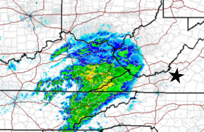 Morning thump of snow leaves 1-3 inches across much of Roanonke/New ...