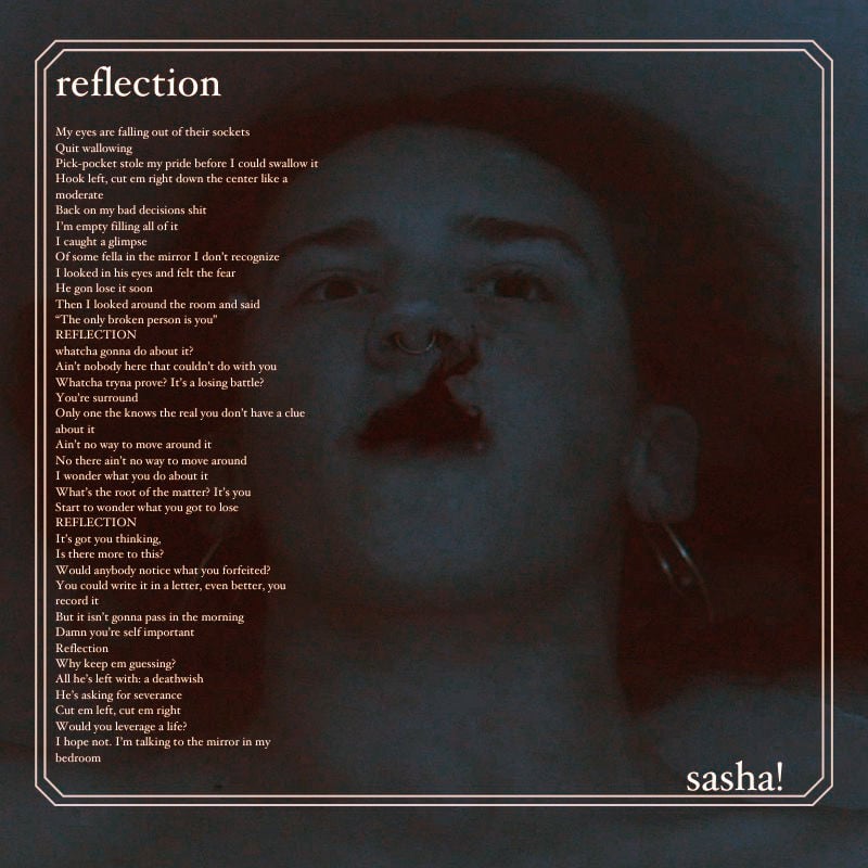 sasha! releases short-form hip-hop video for "reflection," plans ...