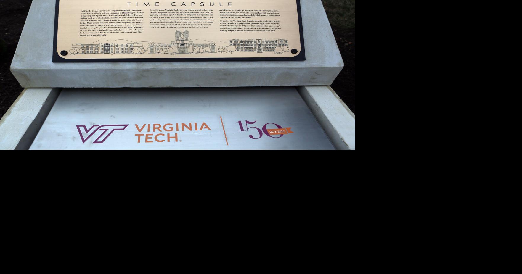 Virginia Tech time capsule to be reopened by robot or hologram in 2072