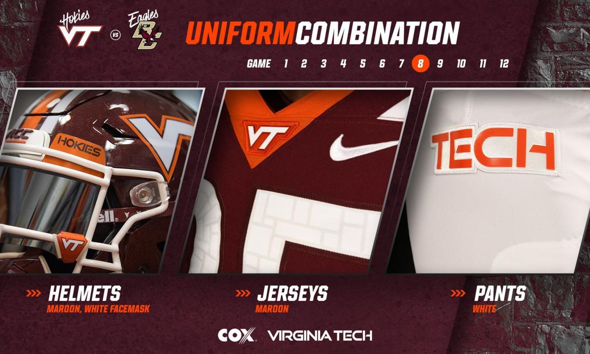 Virginia Tech reveals uniforms for Boston College game