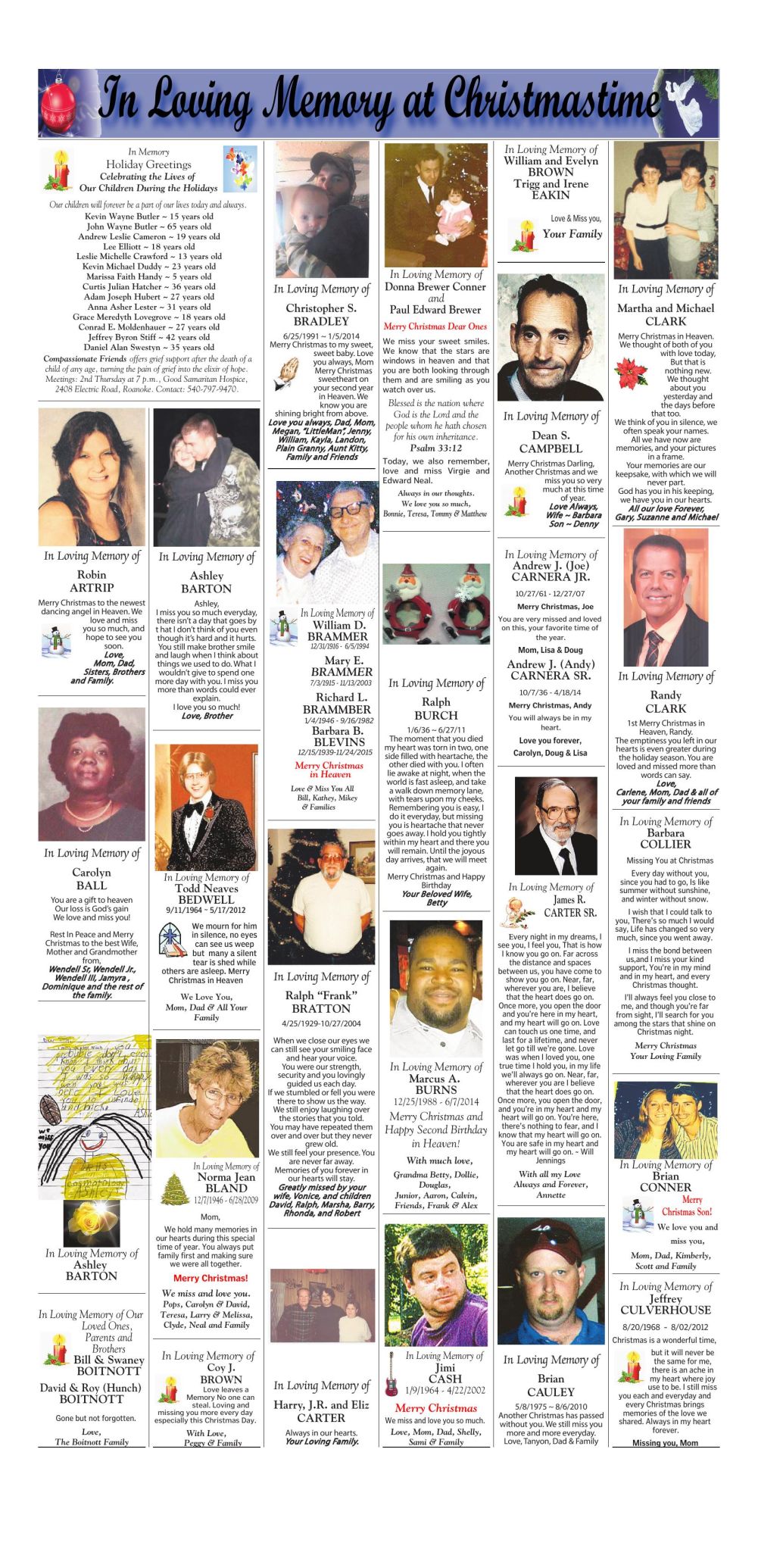 Christmas In Memory 2015 Page 1