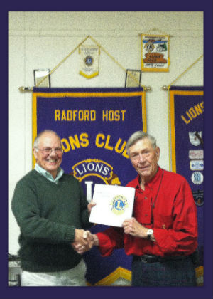 Hubert Barton receives Melvin P. Jones Fellowship