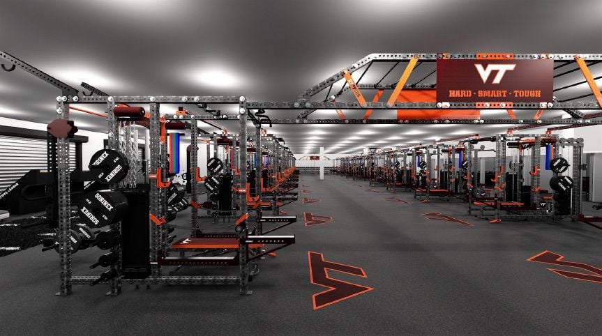 Virginia Tech football’s ‘incredibly important’ weight room renovations ...