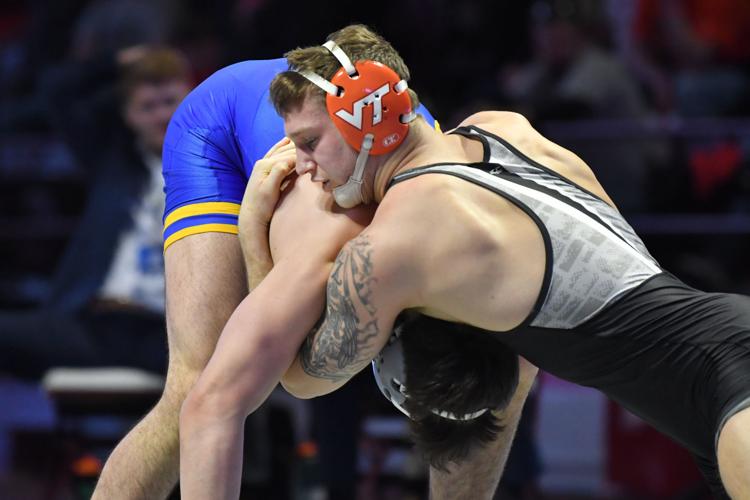 Virginia Tech wrestler Zack Zavatsky heads home in pursuit of NCAA title