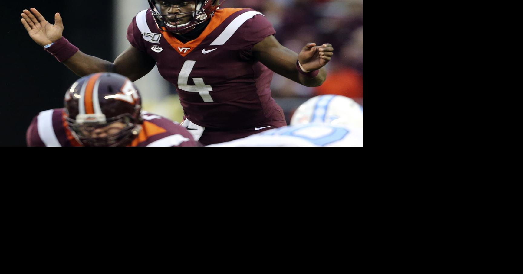 Virginia Tech starts Quincy Patterson at quarterback against Notre Dame