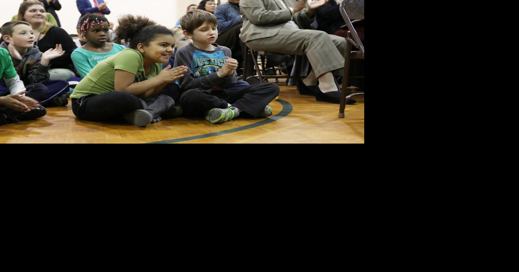 Fallon Park Elementary School's groundbreaking ceremony