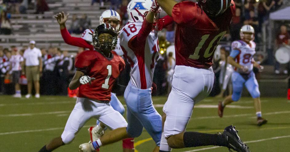 Scenes from the Alleghany-Cave Spring football game