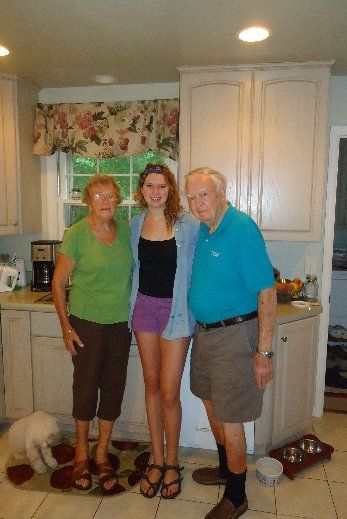 Grace Whiteside visits grandparents before returning to VCU