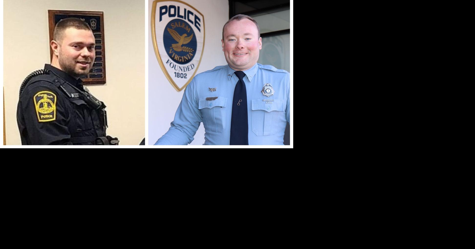Salem, Virginia Tech announce police officers of the year