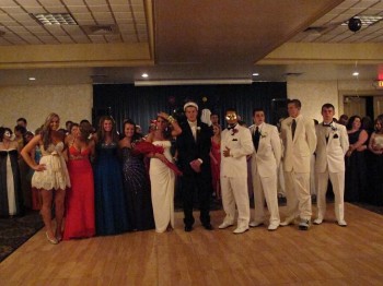 James River High School Prom Court with King and Queen
