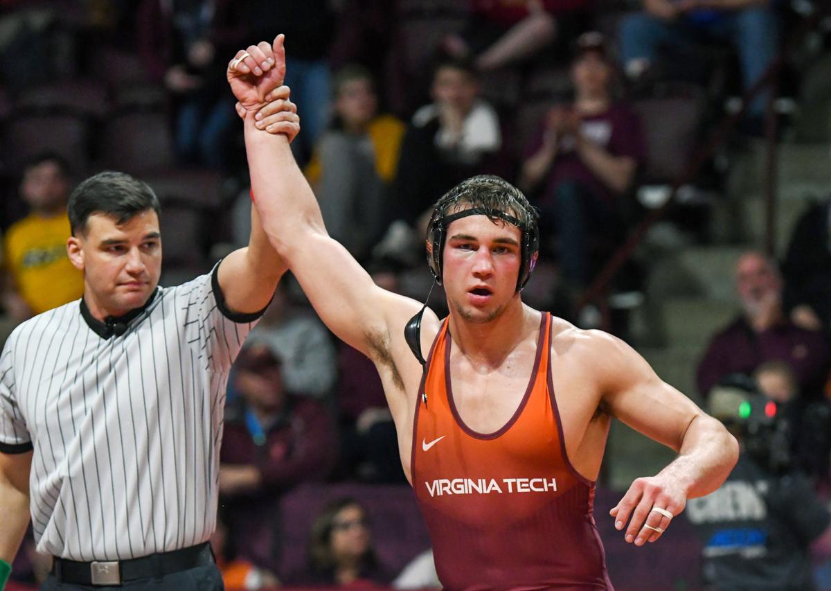 Toughness a trademark of Virginia Tech wrestler Hunter Bolen | Virginia ...