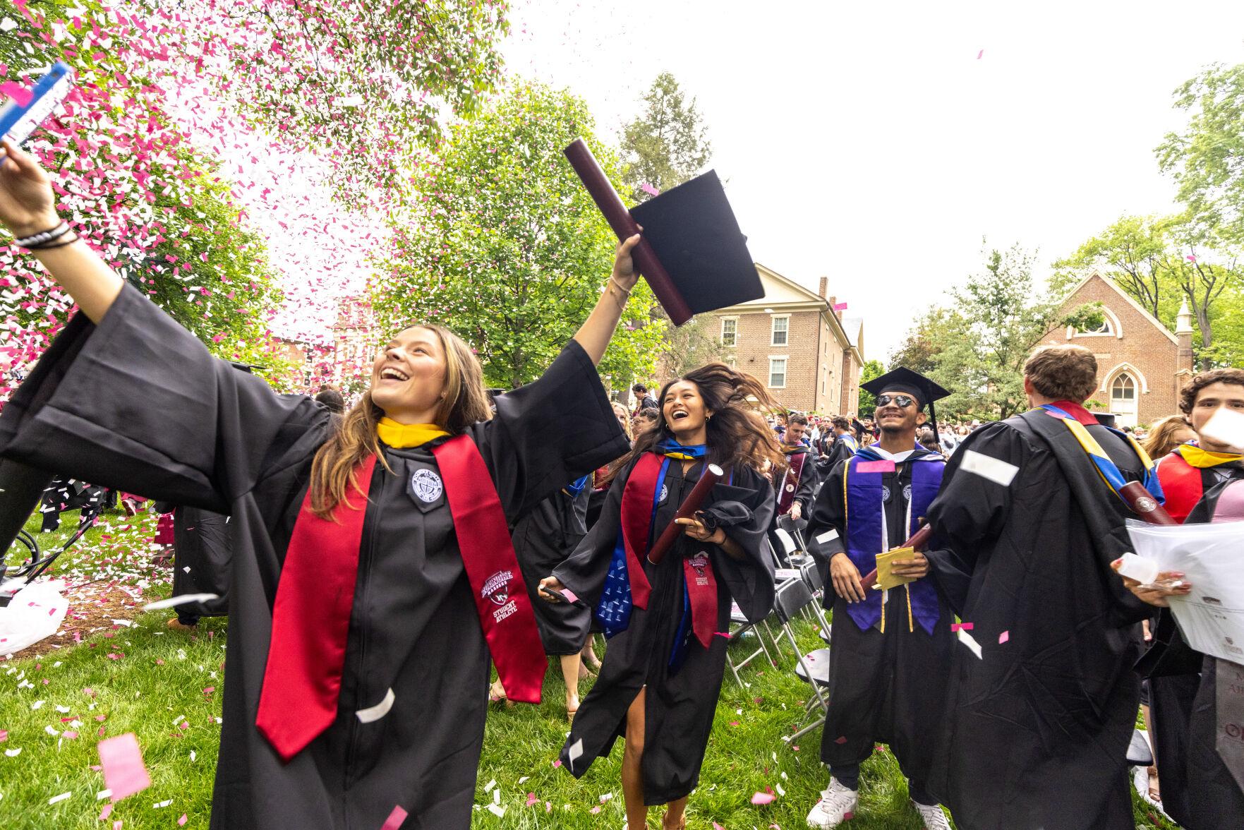 Photos: Saturday graduations at regional colleges