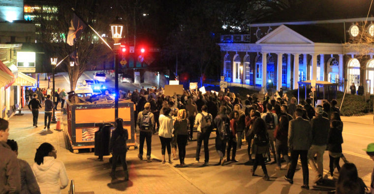 UVa students protest after bloody ABC arrest