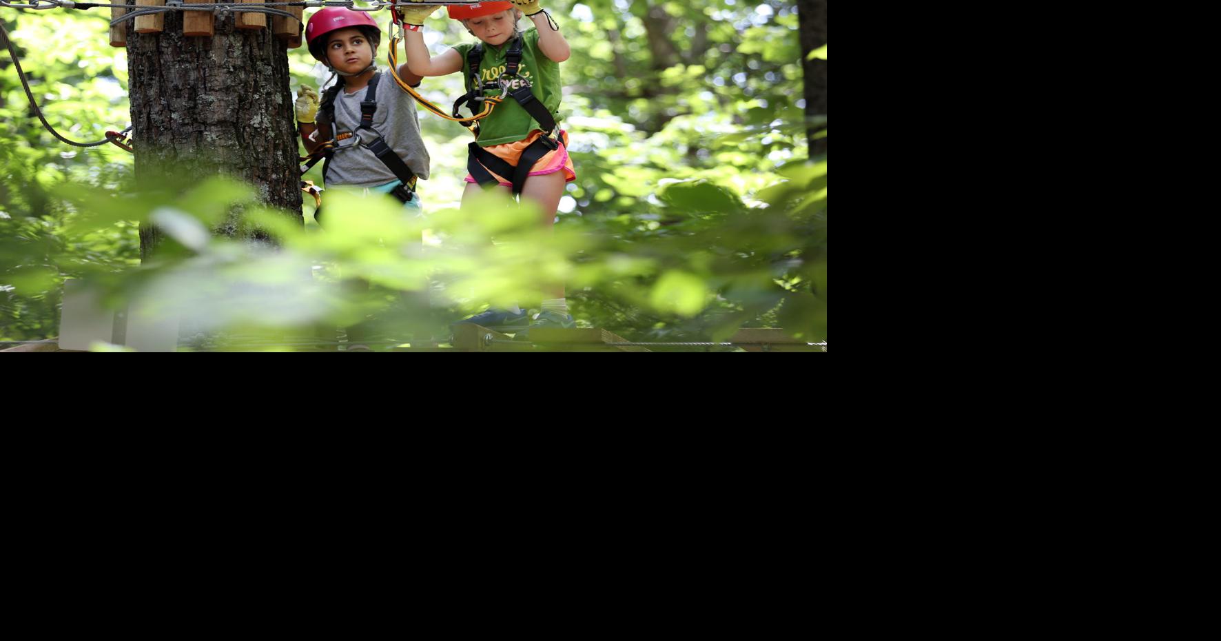 Photos: Visitors explore new treetop obstacle course in Roanoke County