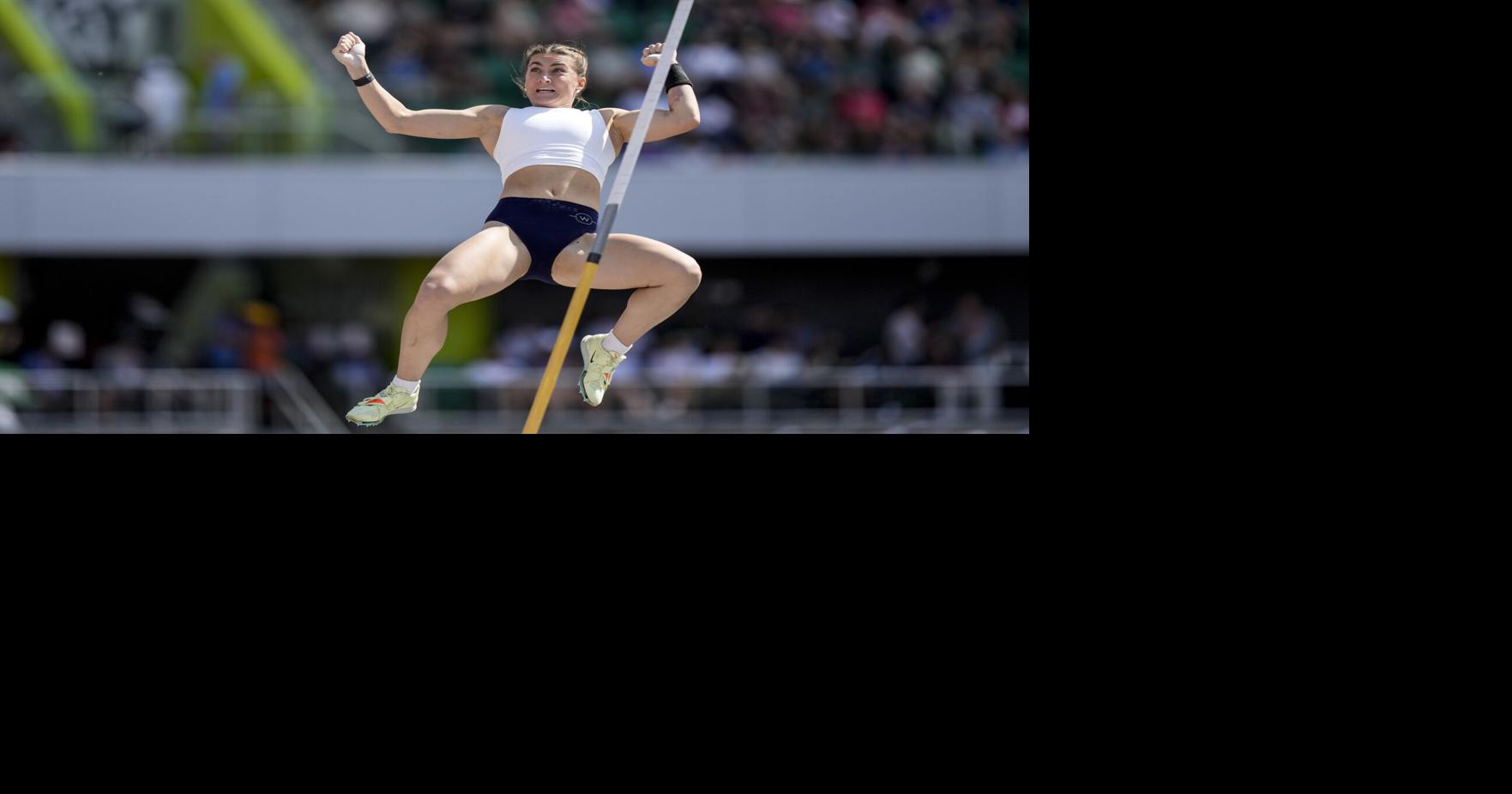 Ex-UVa star Bridget Williams wins pole vault at track trials