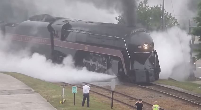 Arts & Extras: 611 steam engine video from North Carolina ...