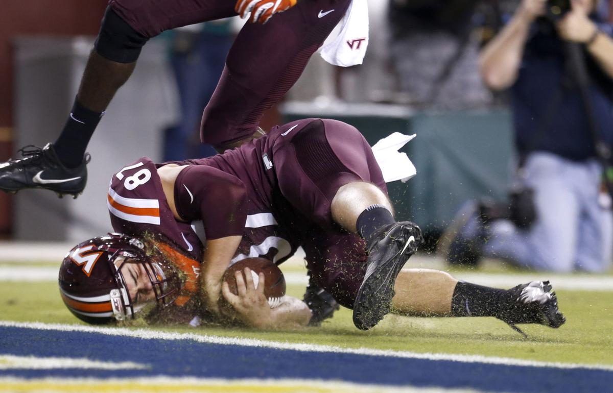 Virginia Tech snapper Colton Taylor has a unique set of skills