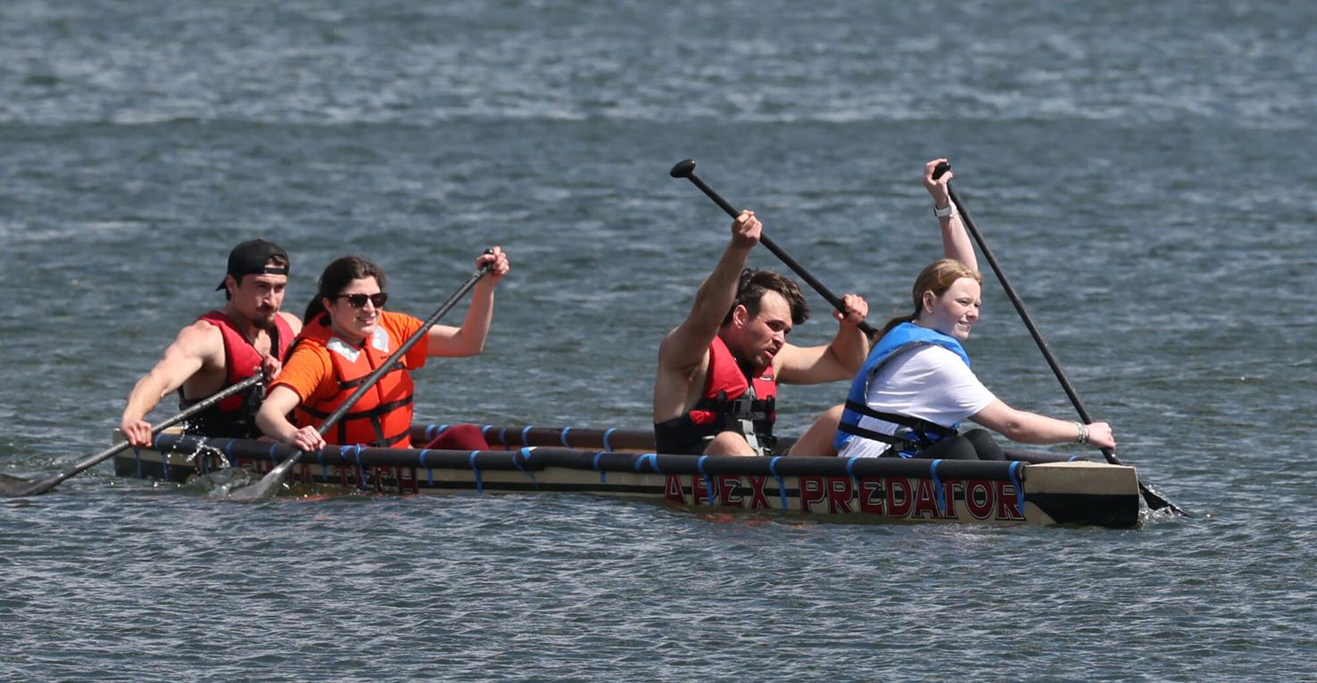 Virginia Tech, UVa others compete in concrete canoe race at Claytor Lake