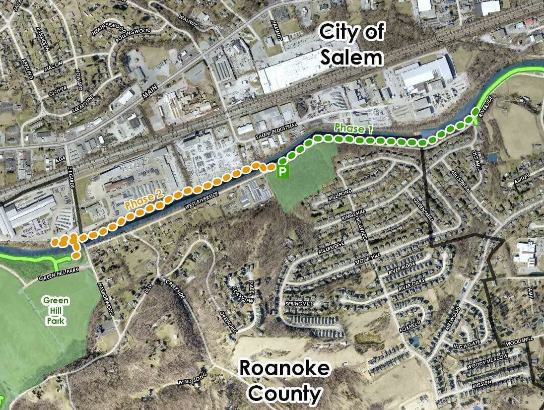 Roanoke River Greenway to gain another 3,100 feet in county