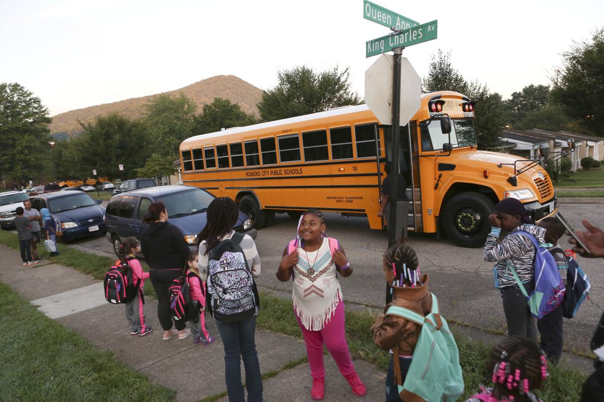 Waiting for the bus on the first day of school in Roanoke | Gallery ...