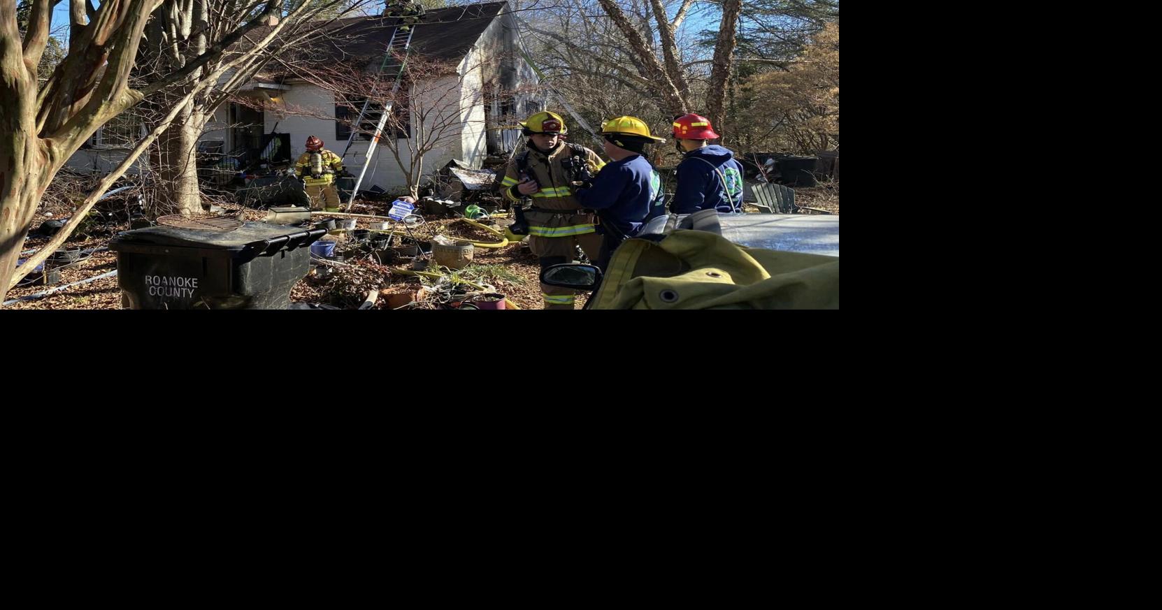 Cat killed, adult injured in Roanoke County house fire