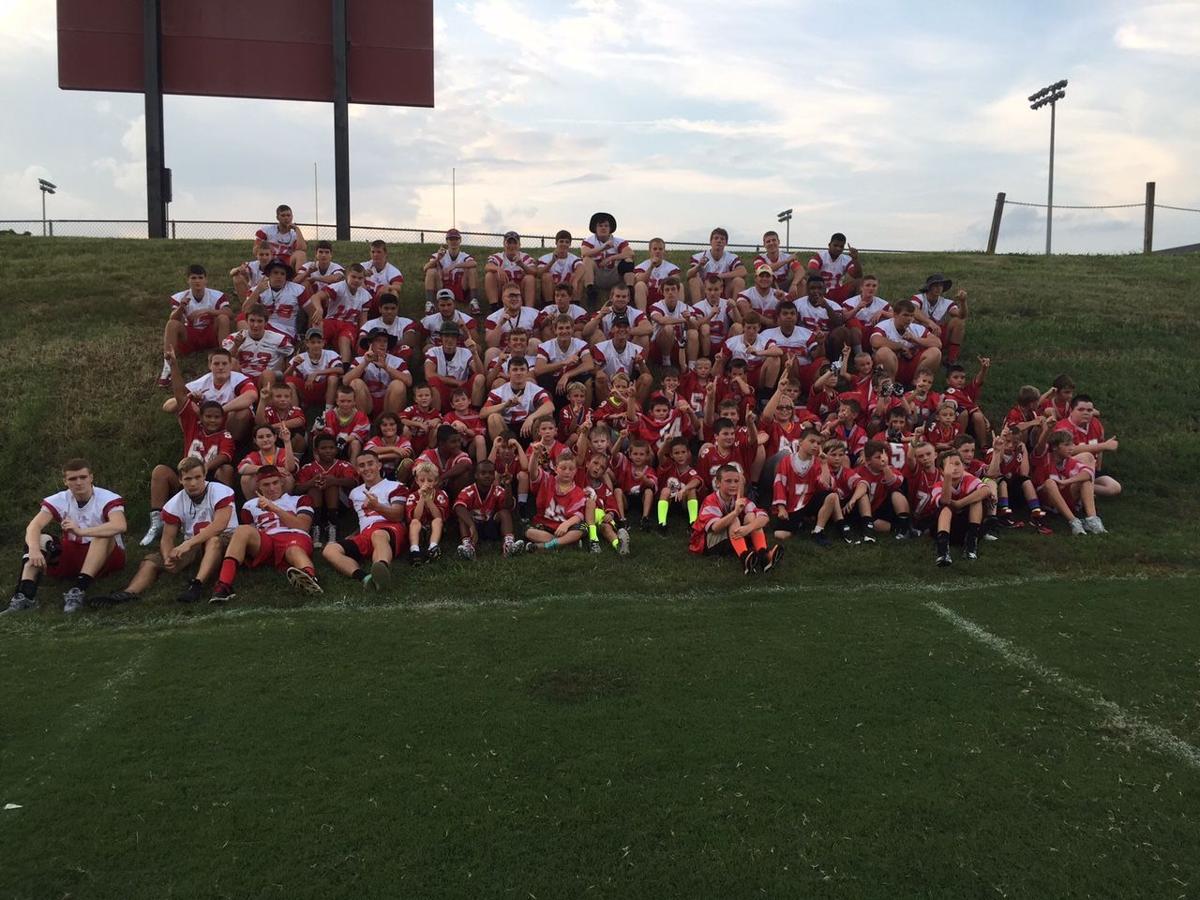 Photo: Lord Botetourt football team hosts youth camp