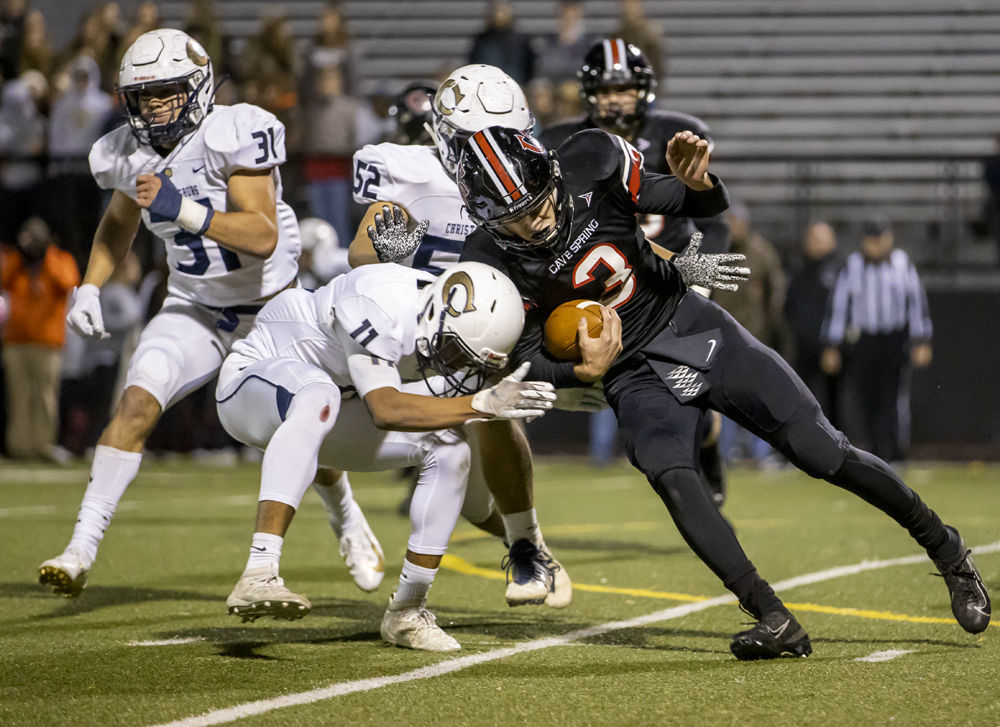 Scenes from the Cave Spring-Christiansburg football game