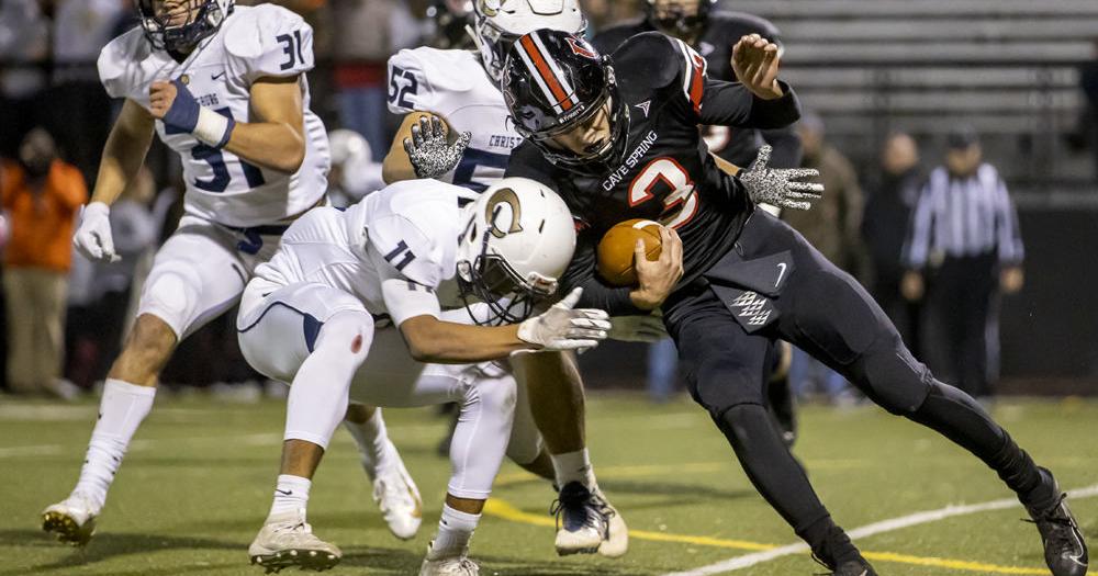 Scenes from the Cave Spring-Christiansburg football game
