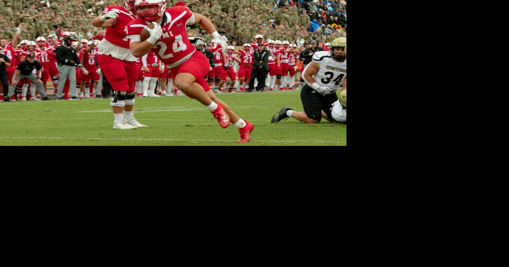 Hunter Rice helps VMI beat Wofford in football
