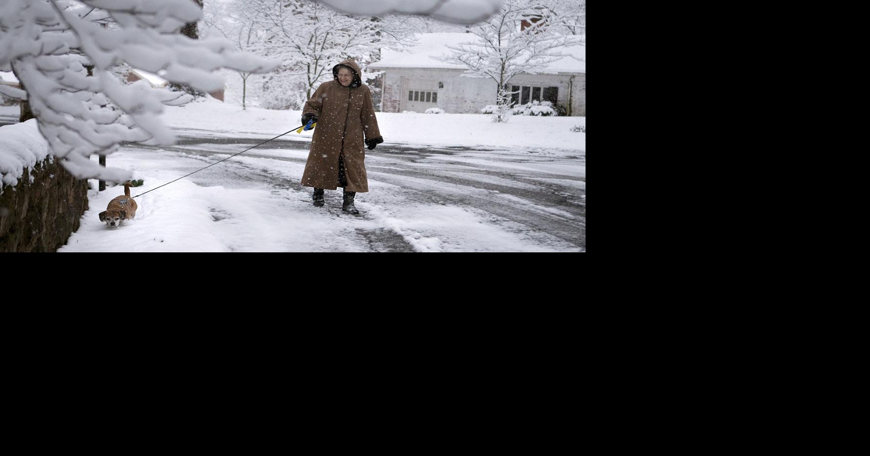 Snow gradually thins out, starts melting; more for the weekend?