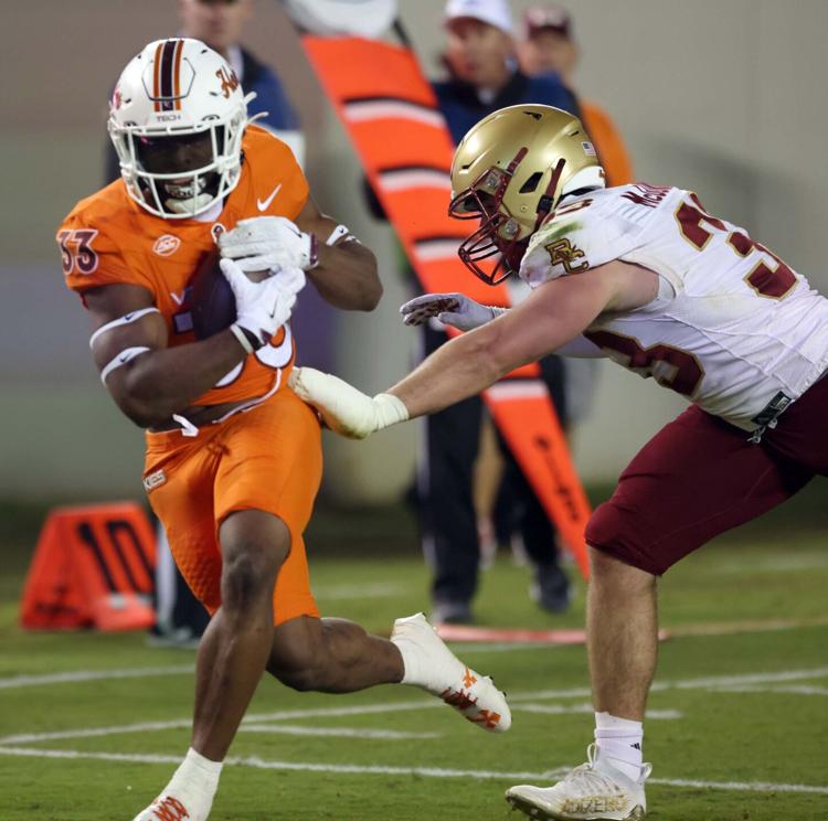 Tuten's historic performance lifts Hokies over BC