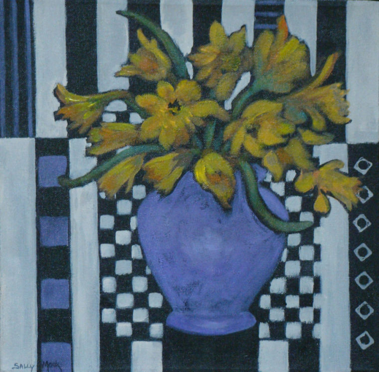 Works by Sally Mook on display at Hahn Garden Pavilion