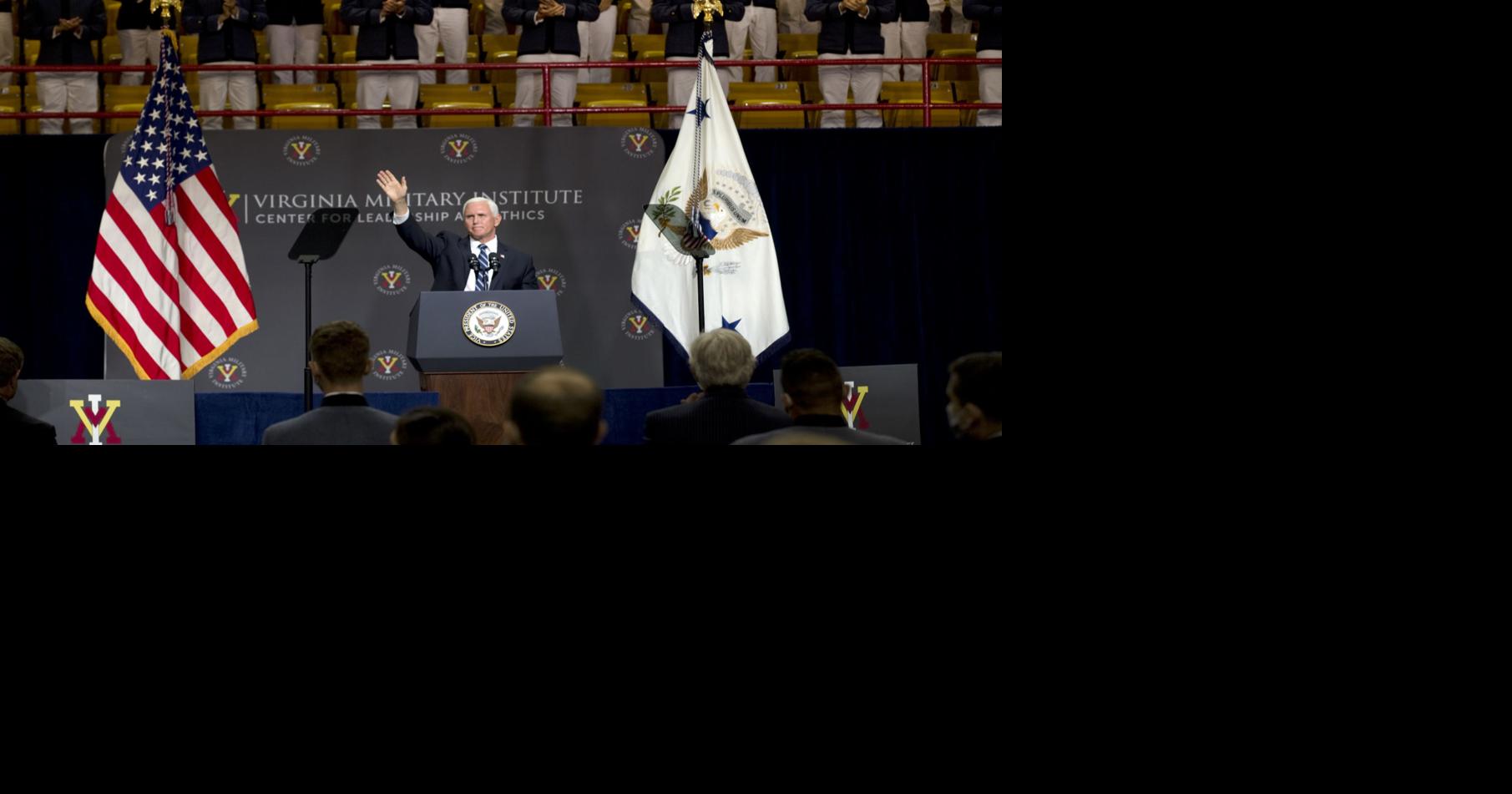 Photos: Vice President Mike Pence speaks at Virginia Military Institute
