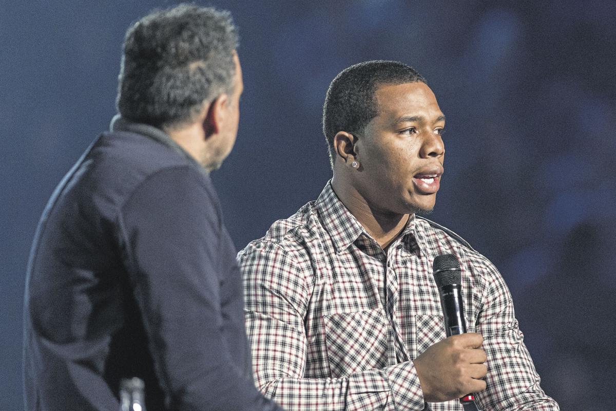 Former NFL running back Ray Rice discusses domestic violence at LU