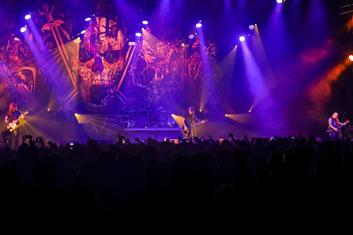 Slayer, on a final tour stop in Salem, plays with fire