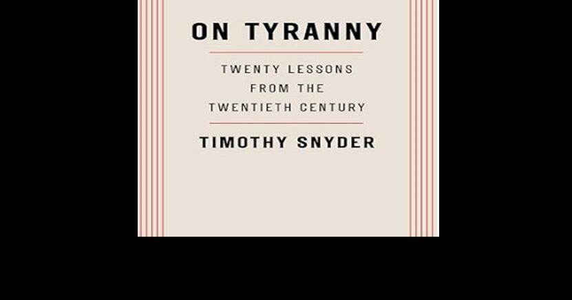 On Tyranny book cover