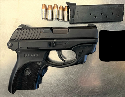 Loaded 9 mm handgun found in carry-on luggage at ROA