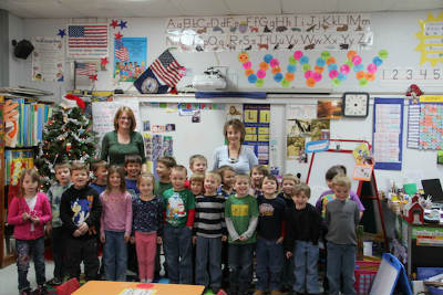 Photo: Kindergarten class at Indian Valley Elementary